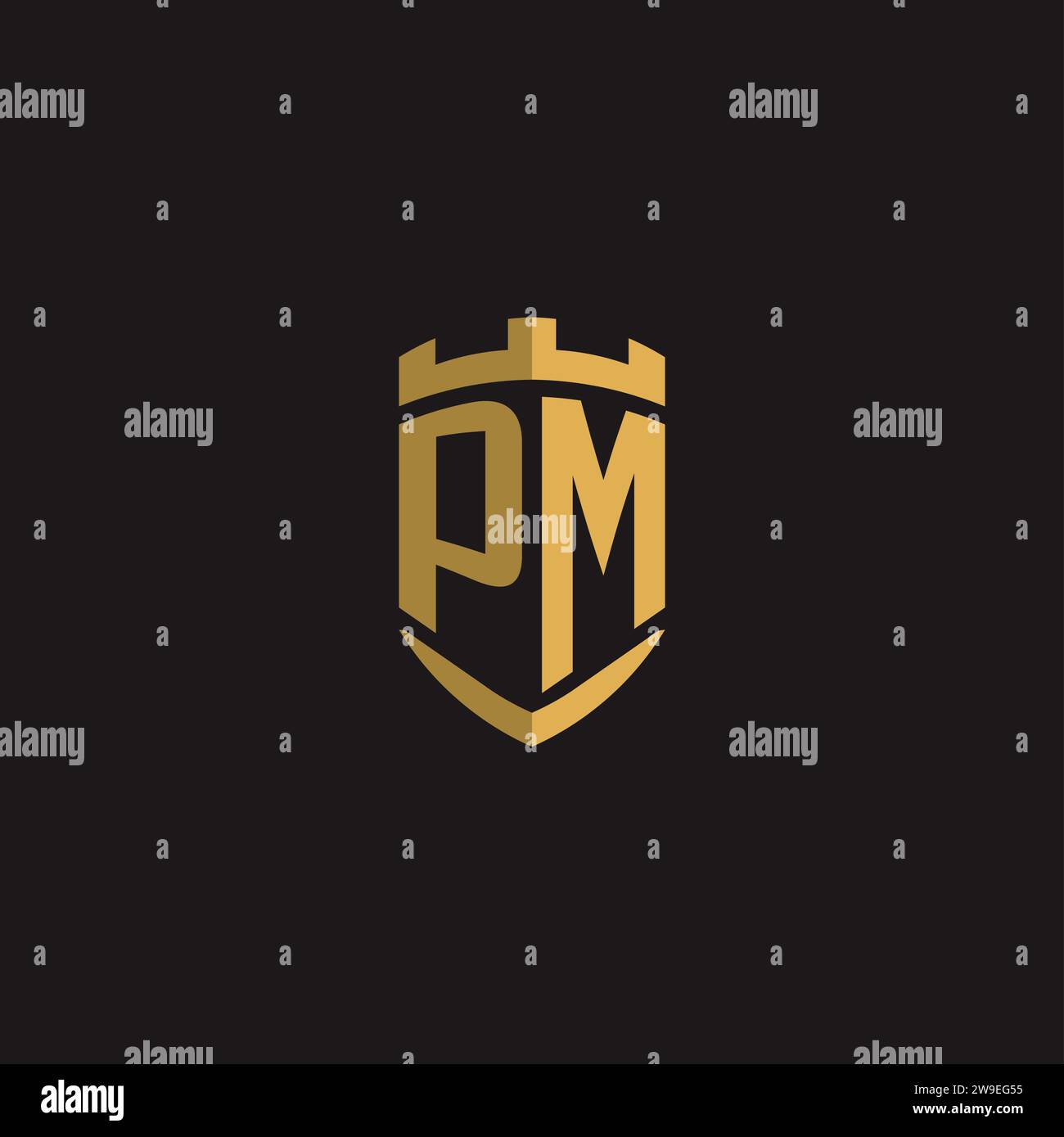 Pm logos Stock Vector Images - Alamy