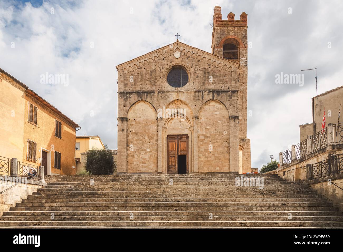 Medieval 11th century Romanesque Catholic church, Basilica of Sant ...
