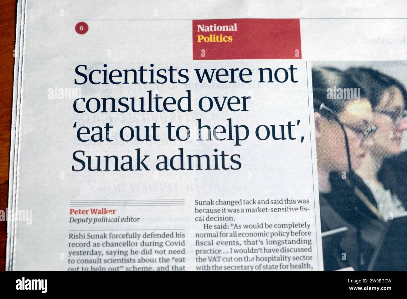 'Scientists were not consulted over 'eat out to help out' (Rishi) Sunak ...