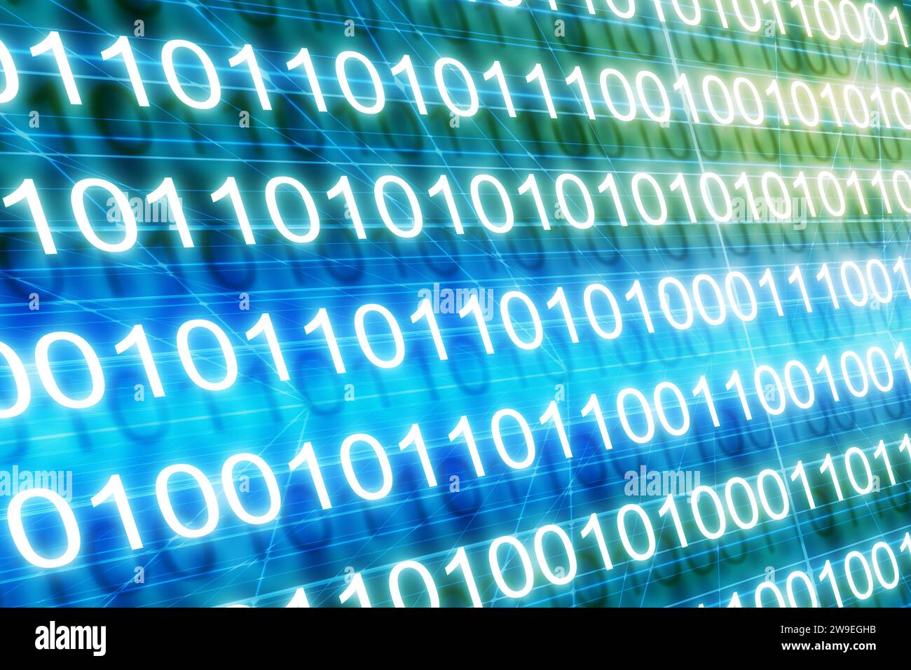 technology background of binary digits Stock Photo - Alamy