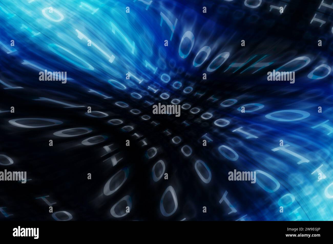 technology background of binary digits Stock Photo - Alamy