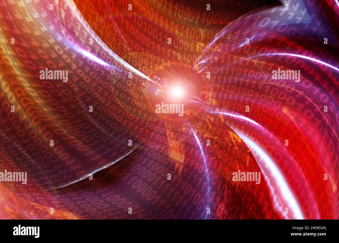 abstract technology background of binary digits Stock Photo - Alamy