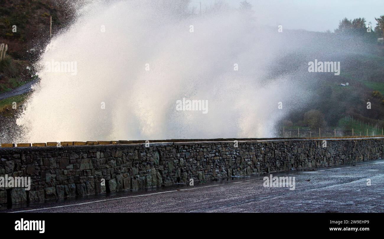 Tragumna, West Cork, Ireland. Wednesday 27th December 2023. Gale force ...