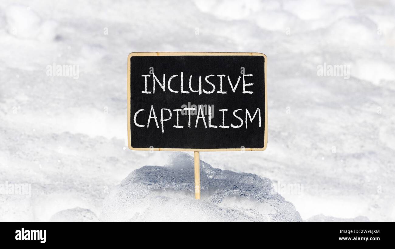 Inclusive capitalism symbol. Concept words Inclusive capitalism on ...