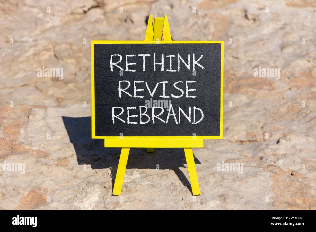 Rethink revise rebrand symbol. Concept word Rethink Revise Rebrand on ...
