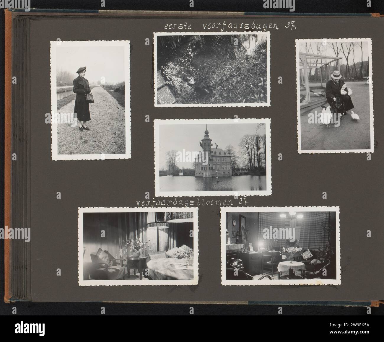 Spring in 1937, Herman Besselaar, 1936 photograph Six photos made by ...