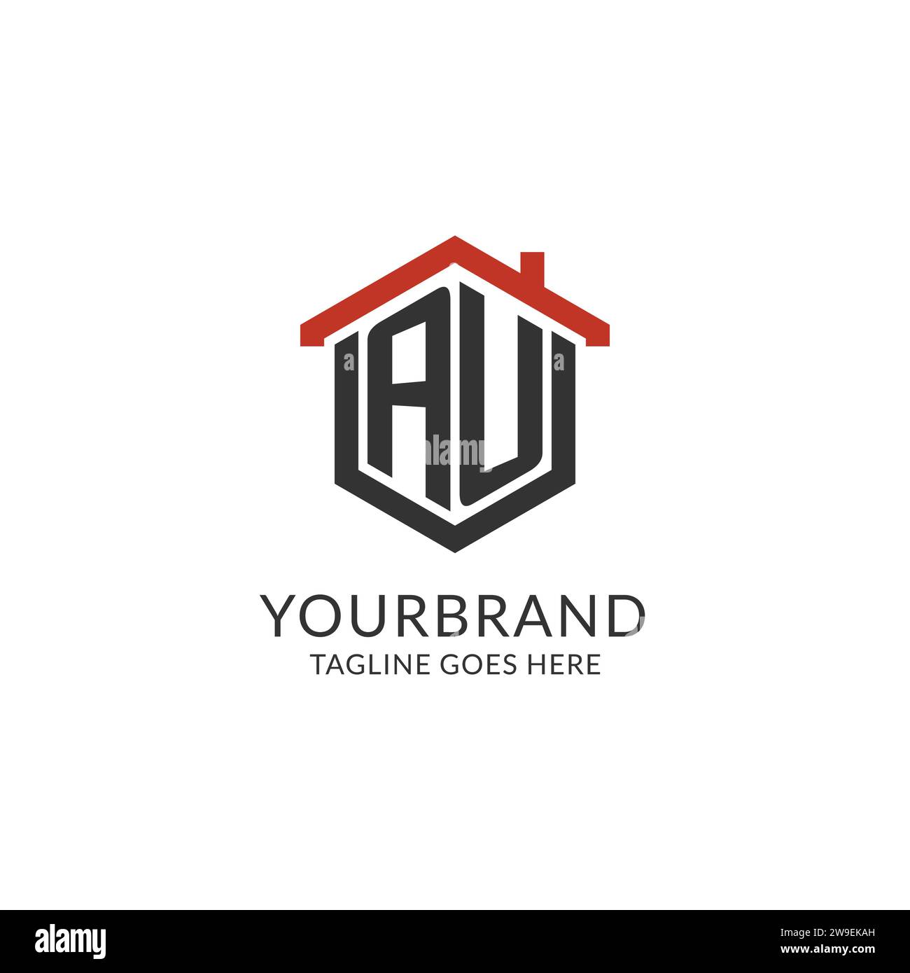 Au real estate logo hi-res stock photography and images - Alamy