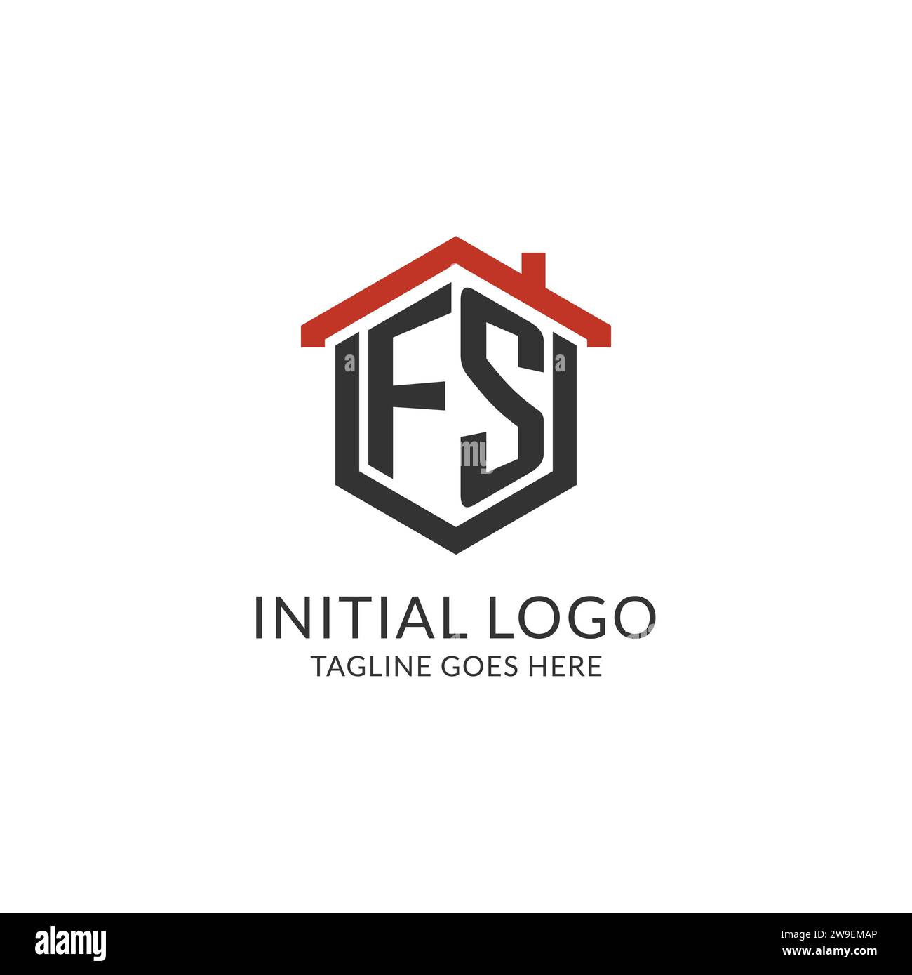 Fs monogram Stock Vector Images - Alamy