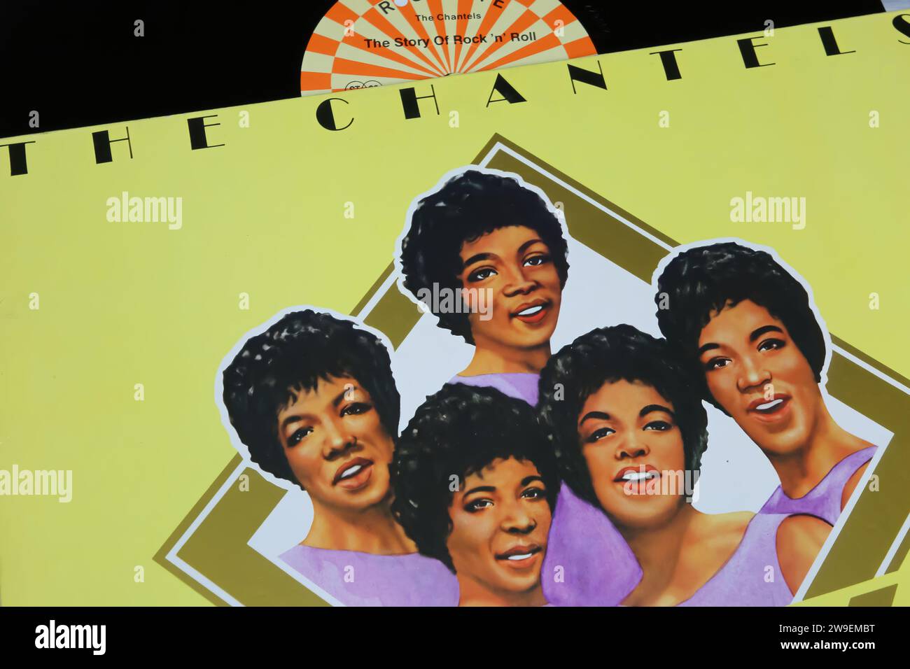 Viersen, Germany - May 9. 2023: Closeup of vinyl record cover of 50s ...