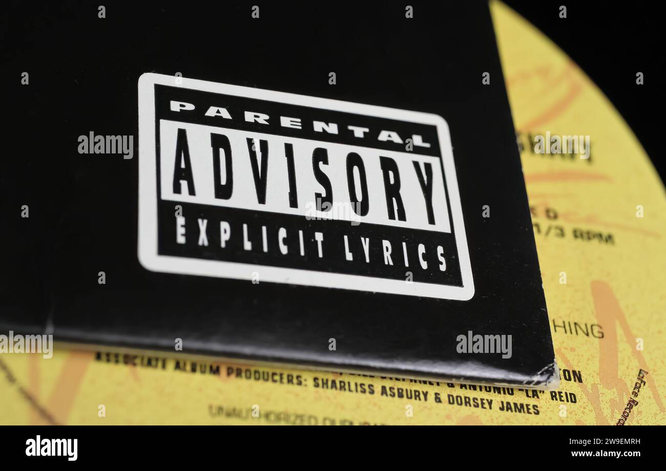 Parental advisory album hi-res stock photography and images - Alamy
