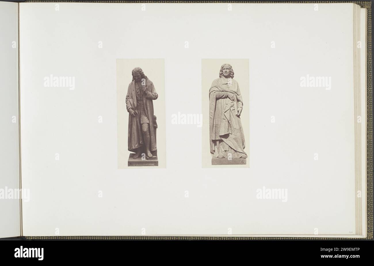GIPS models for sculptures on the Palais du Louvre: left "Voltaire" by ...