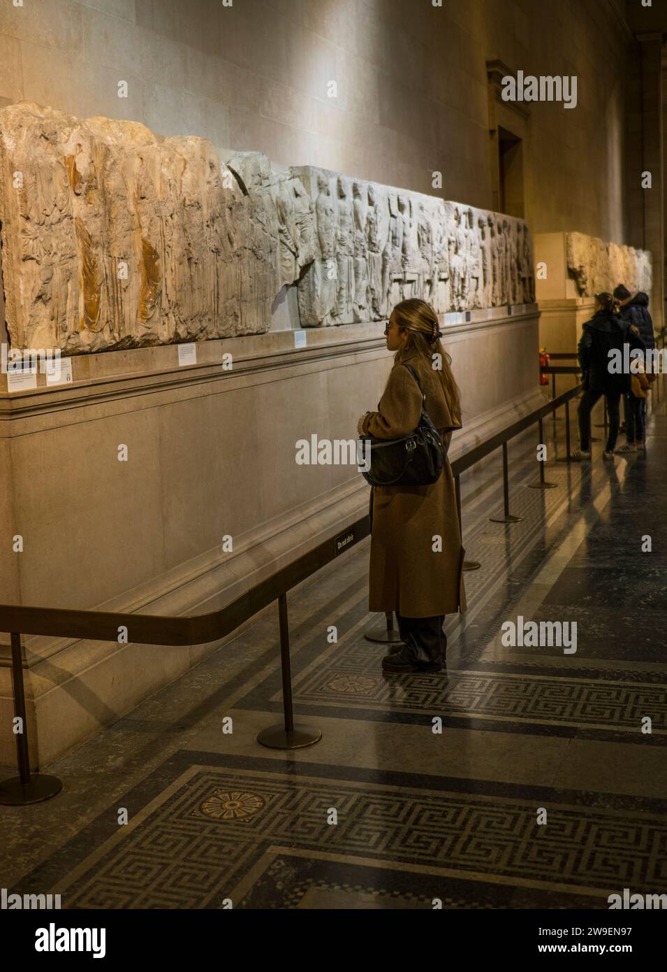 The controversial, Elgin Marbles, The Parthenon Galleries, British Museum, London, England, UK ...