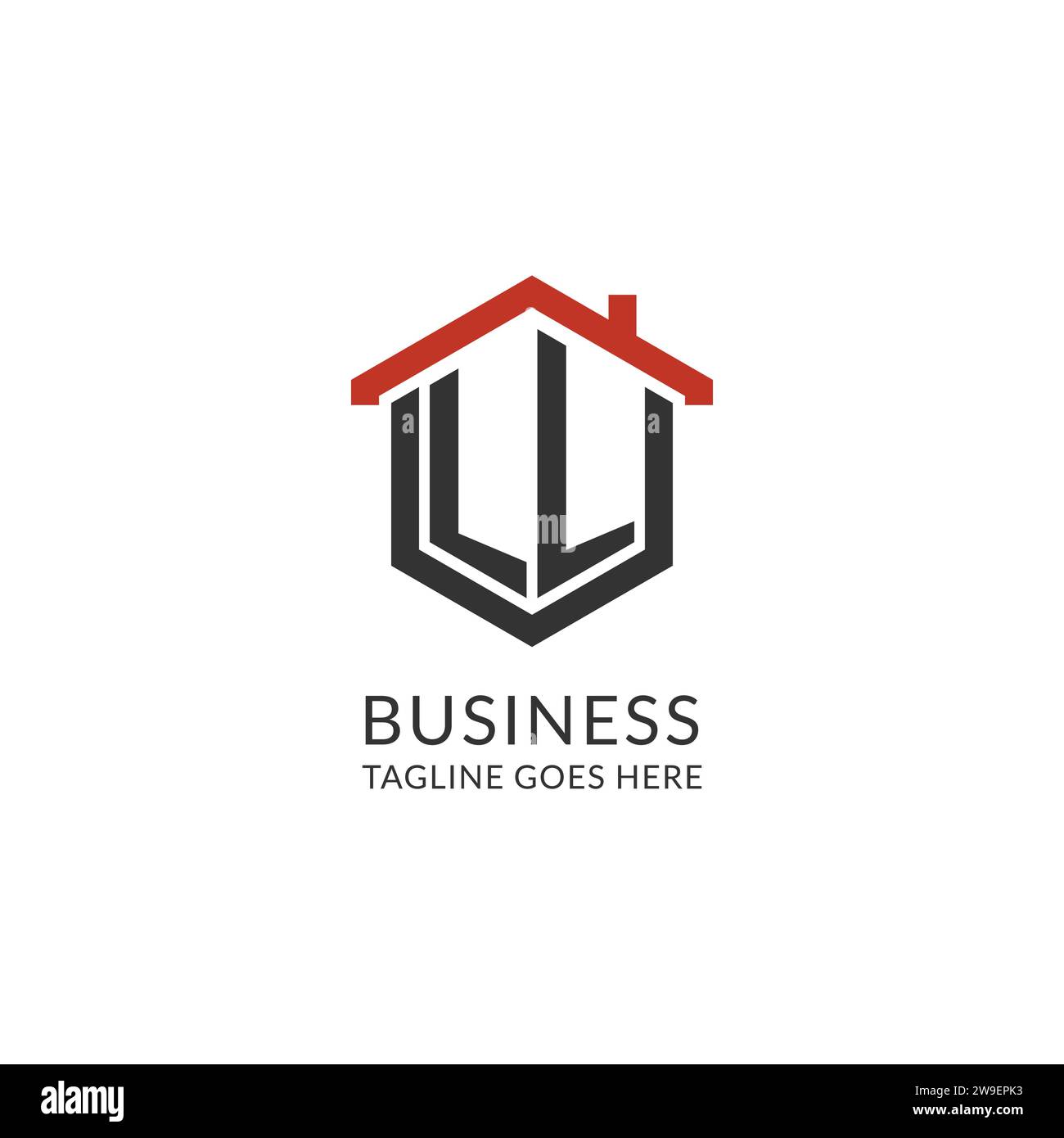 Ll minimal logo Stock Vector Images - Alamy