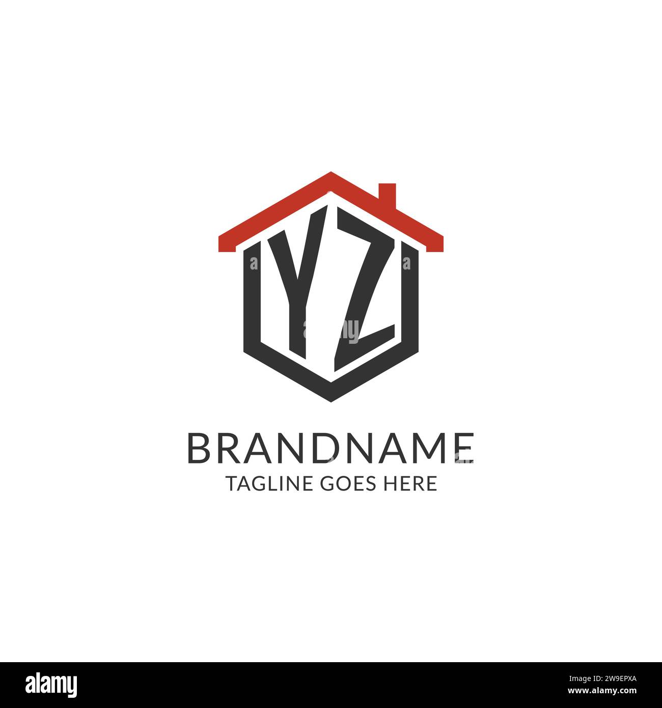 Yz minimal logo hi-res stock photography and images - Alamy