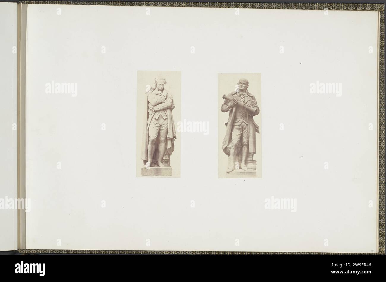 GIPS models for sculptures on the Palais du Louvre: left "Lavoisier" by ...