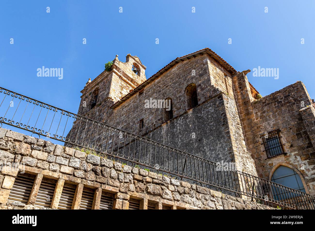 Laredo, Spain. The Iglesia de Santa Maria de la Asuncion (Church of ...