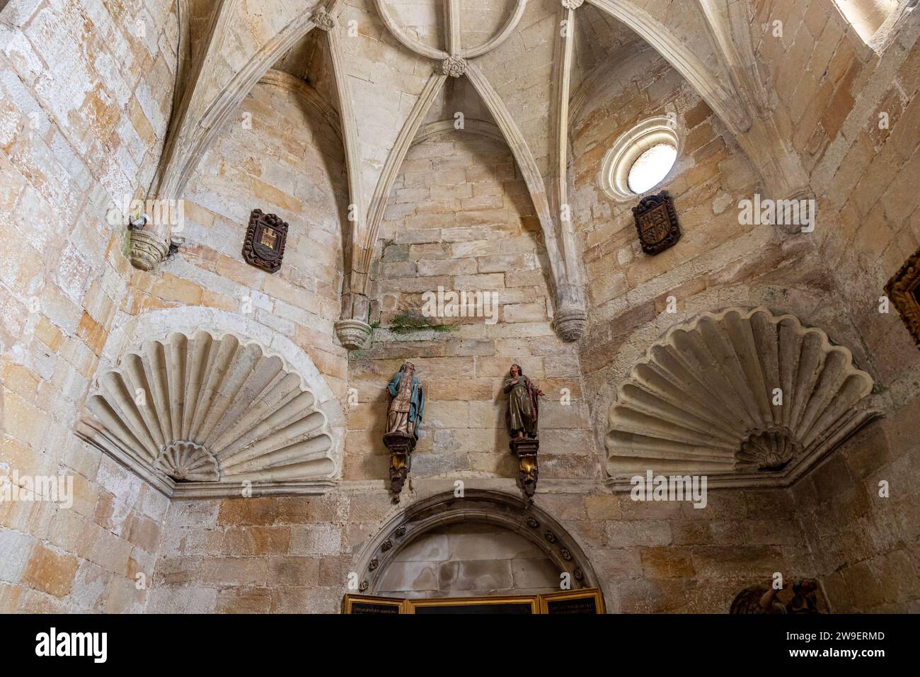 Laredo, Spain. Inside the Iglesia de Santa Maria de la Asuncion (Church ...