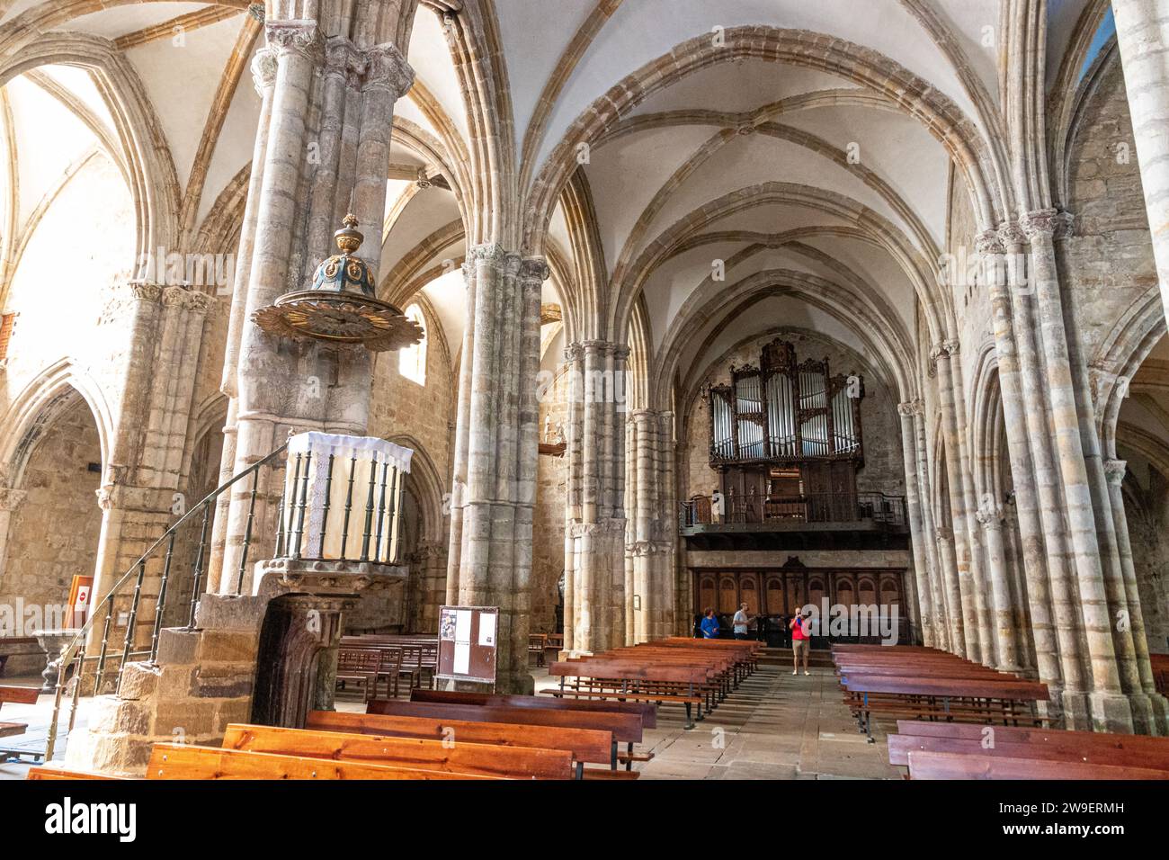 Laredo, Spain. Inside the Iglesia de Santa Maria de la Asuncion (Church ...