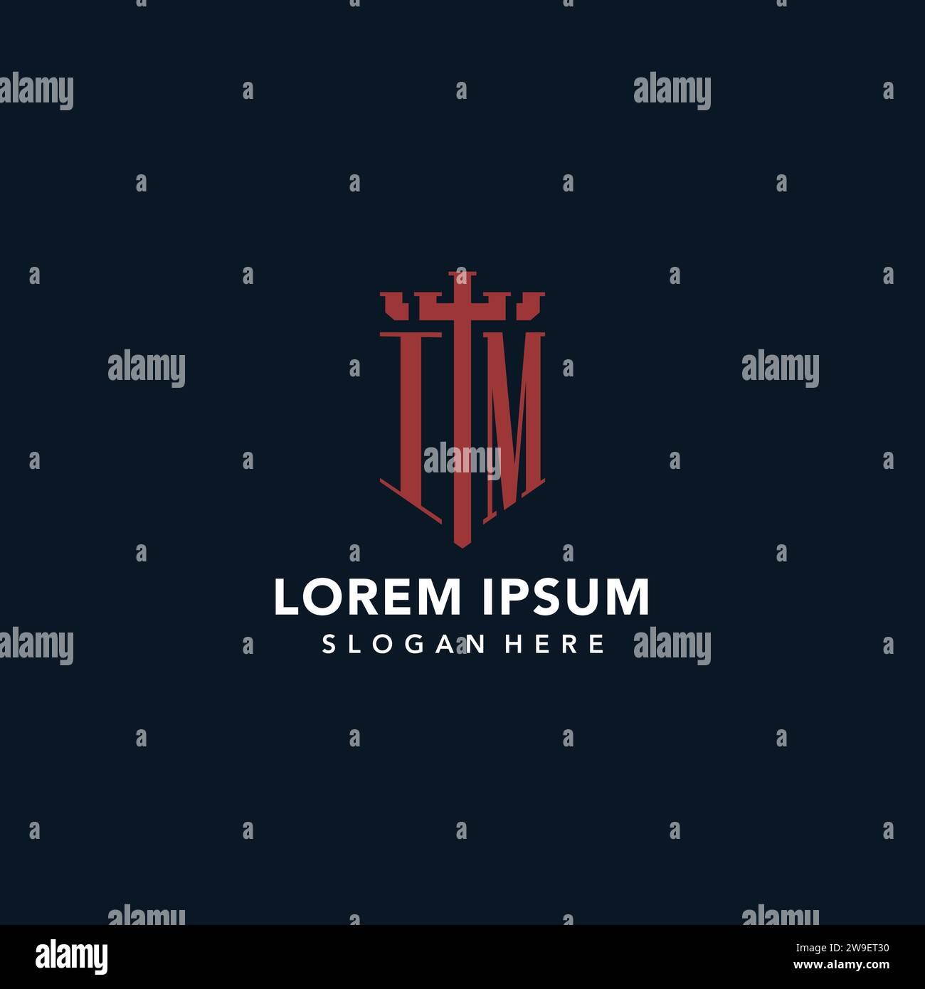 Im logos Stock Vector Images - Alamy