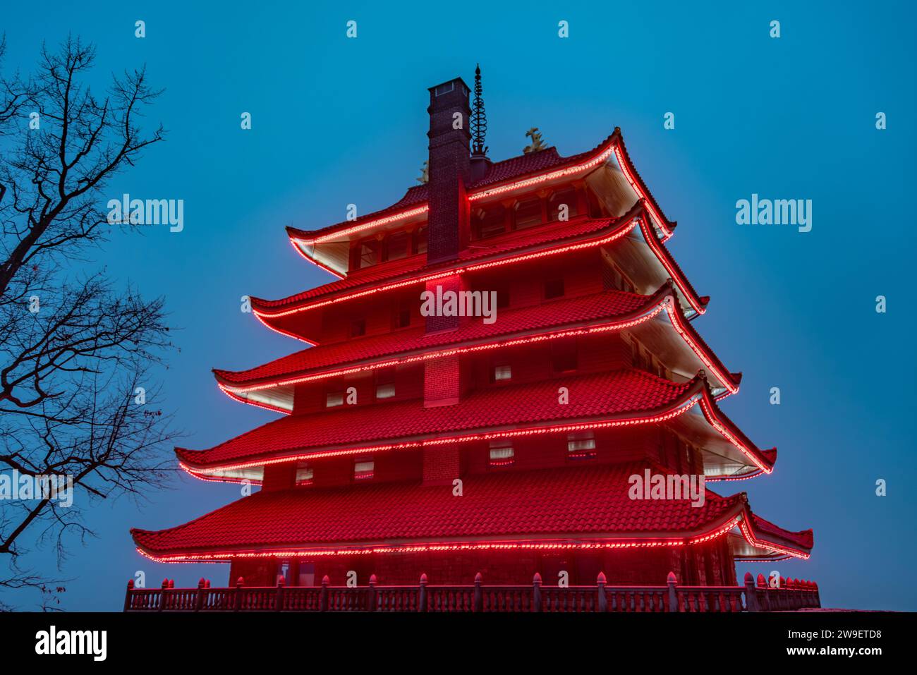 The Reading Pagoda, Pennsylvania USA Stock Photo - Alamy