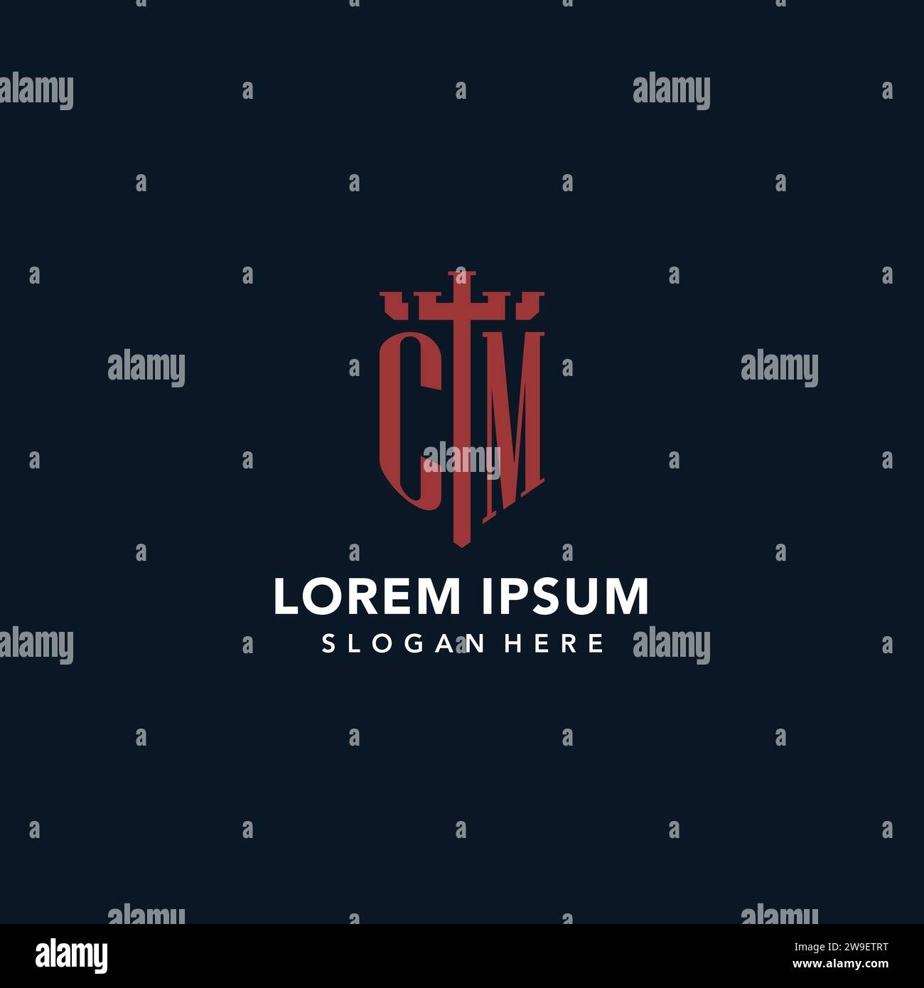CM initial monogram logos with sword and shield shape design ideas ... CM initial monogram logos with sword and shield shape design ideas ...
