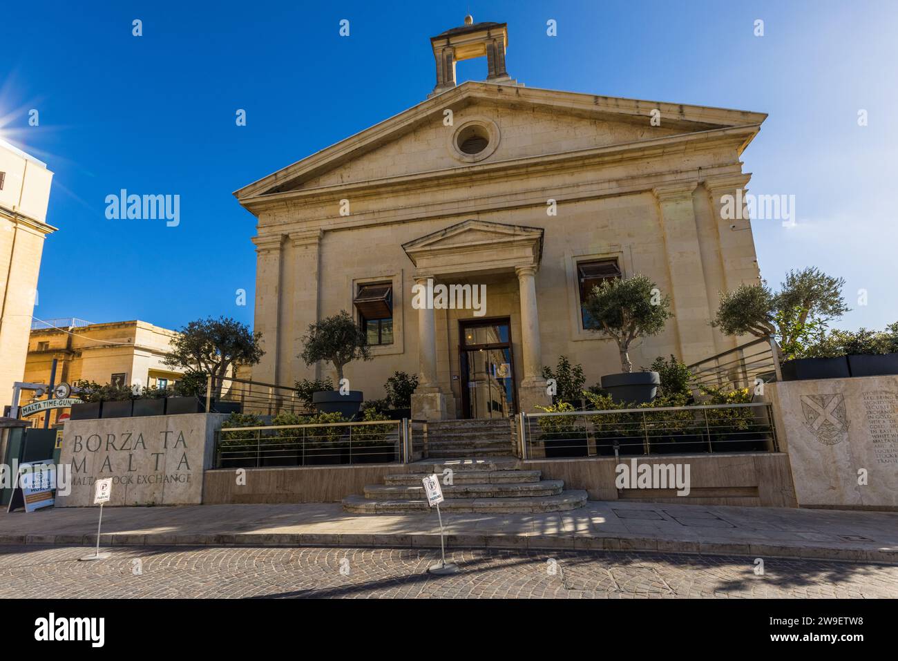 The Malta Stock Exchange (Borza Ta Malta) in Valletta, Malta Stock ...