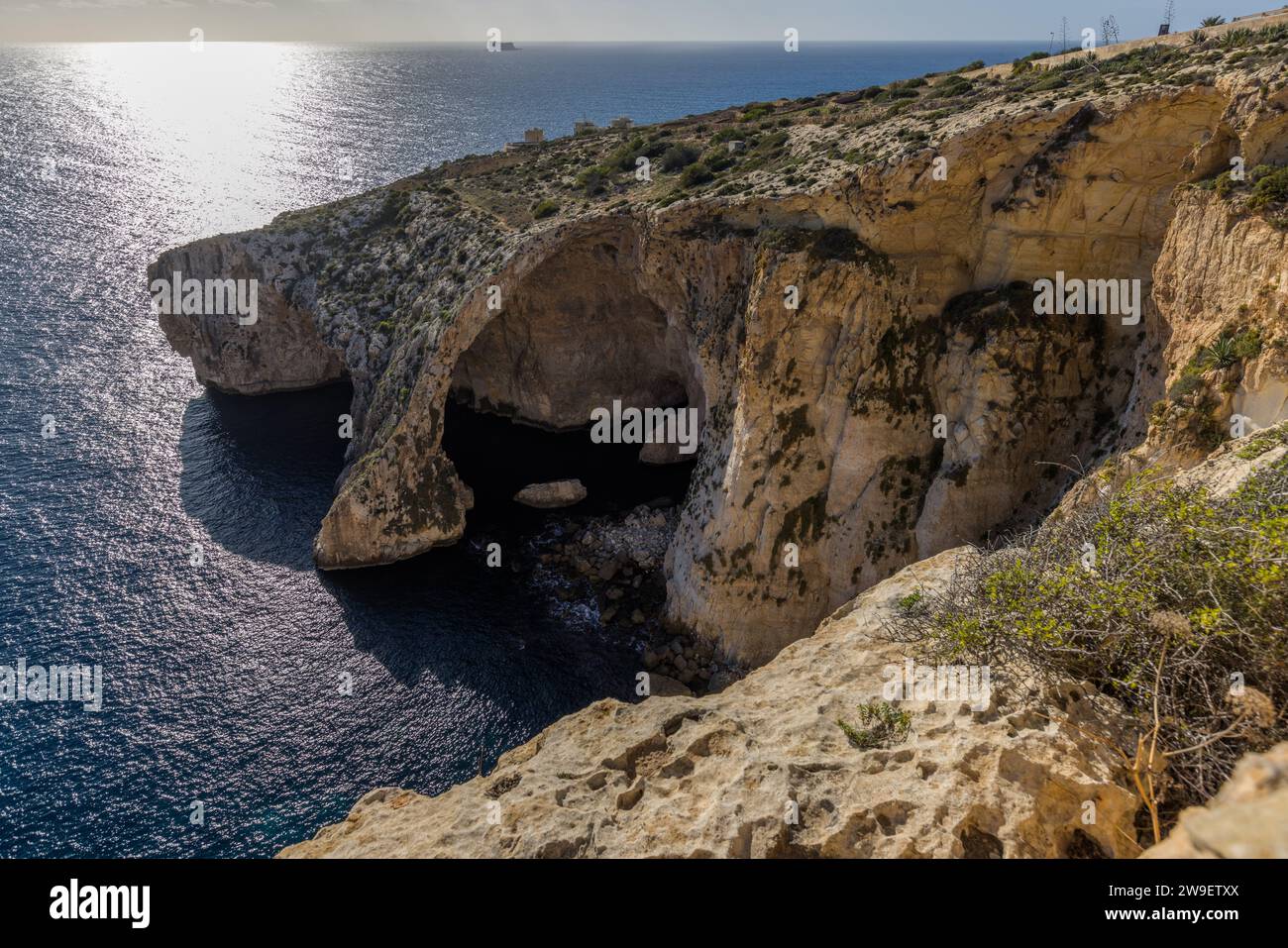 Blue wall and grotto viewpoint hi-res stock photography and images - Alamy