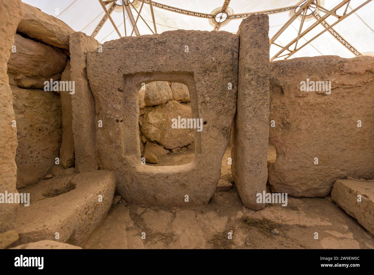 Ħaġar Qim is a pre-historic hilltop temple dating from 3200 BC with ...