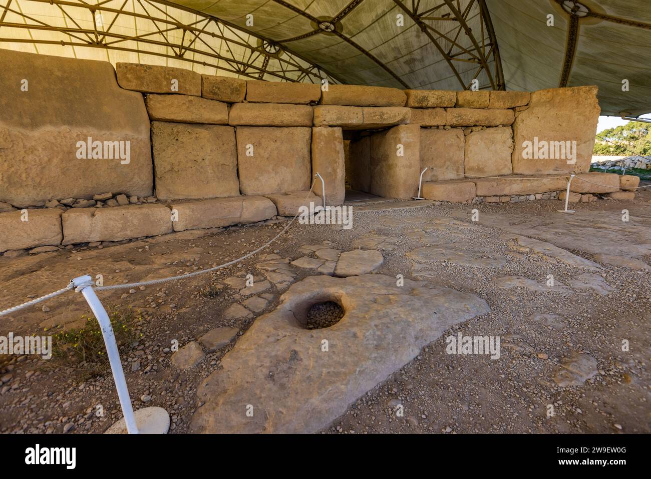 Ħaġar Qim is a pre-historic hilltop temple dating from 3200 BC with ...