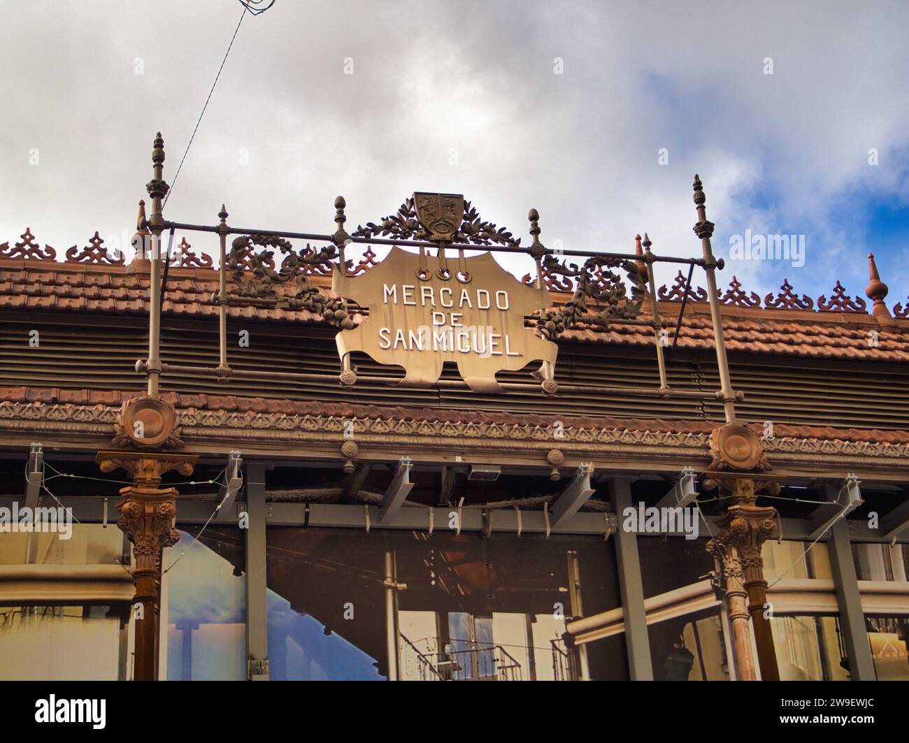 Mercado San Miguel of Madrid is one of the most popular landmark in ...