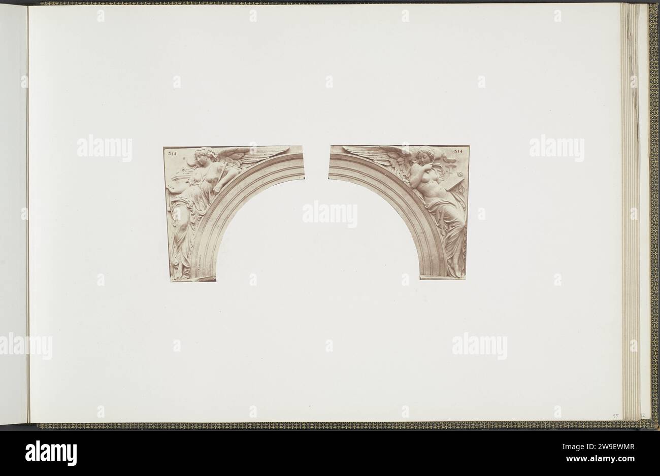 GIPS models for sculptures on the Palais du Louvre: left "La science ...