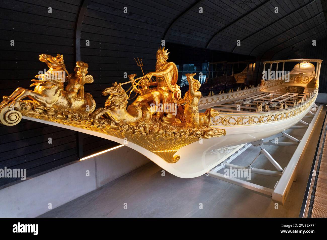 Royal Barge, 1816, National Maritime Museum, Amsterdam, Netherlands ...