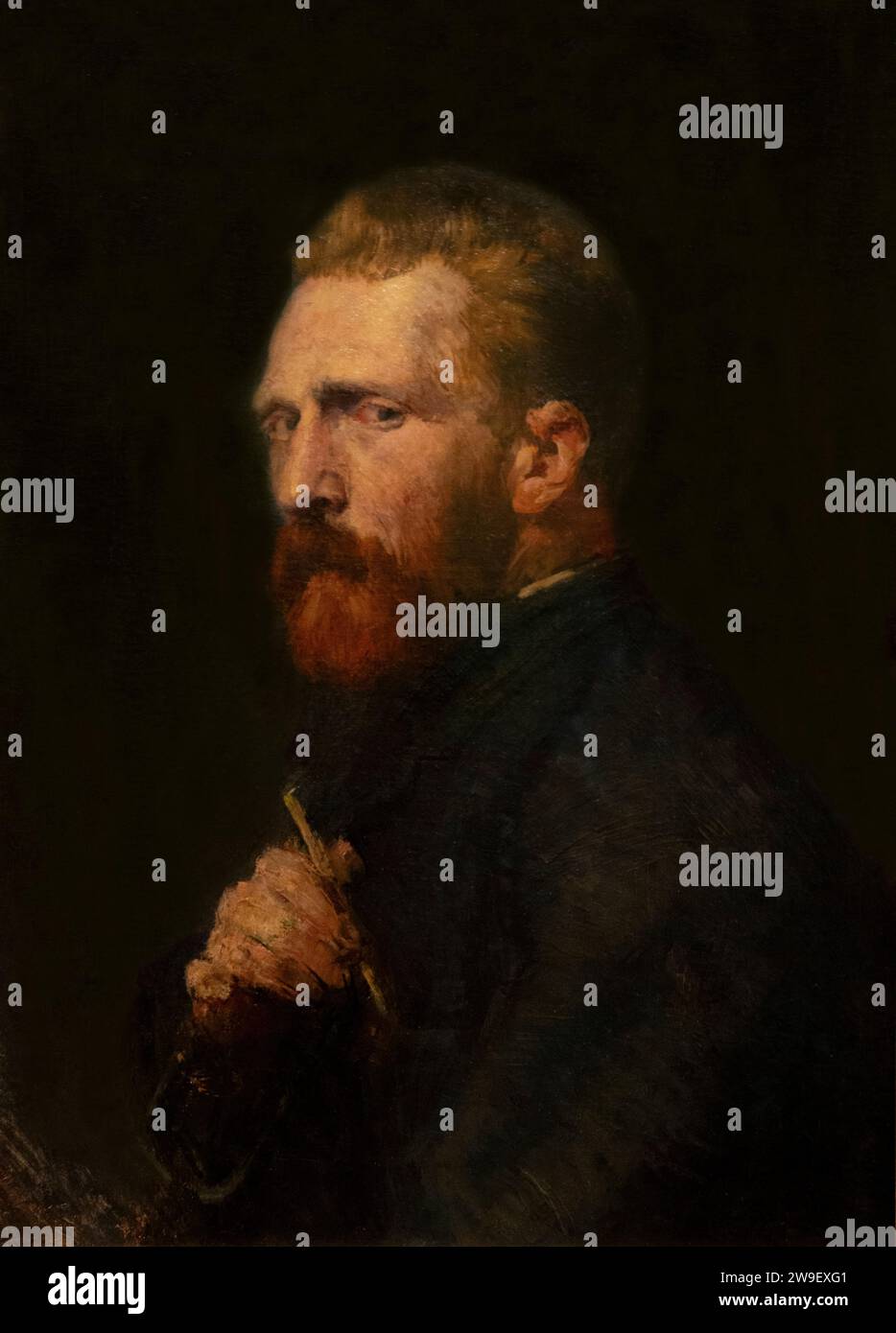 Portrait of Vincent van Gogh, John Peter Russell, 1886 Stock Photo - Alamy
