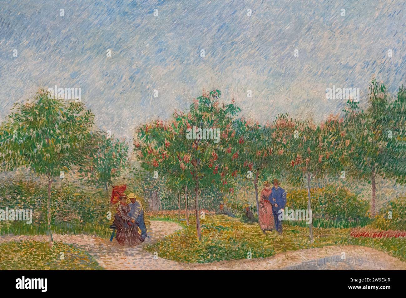 Garden with Courting Couples, Square Saint-Pierre, Vincent van Gogh ...