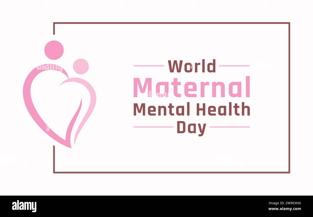 World maternal mental health day. Health awareness day concept for ...