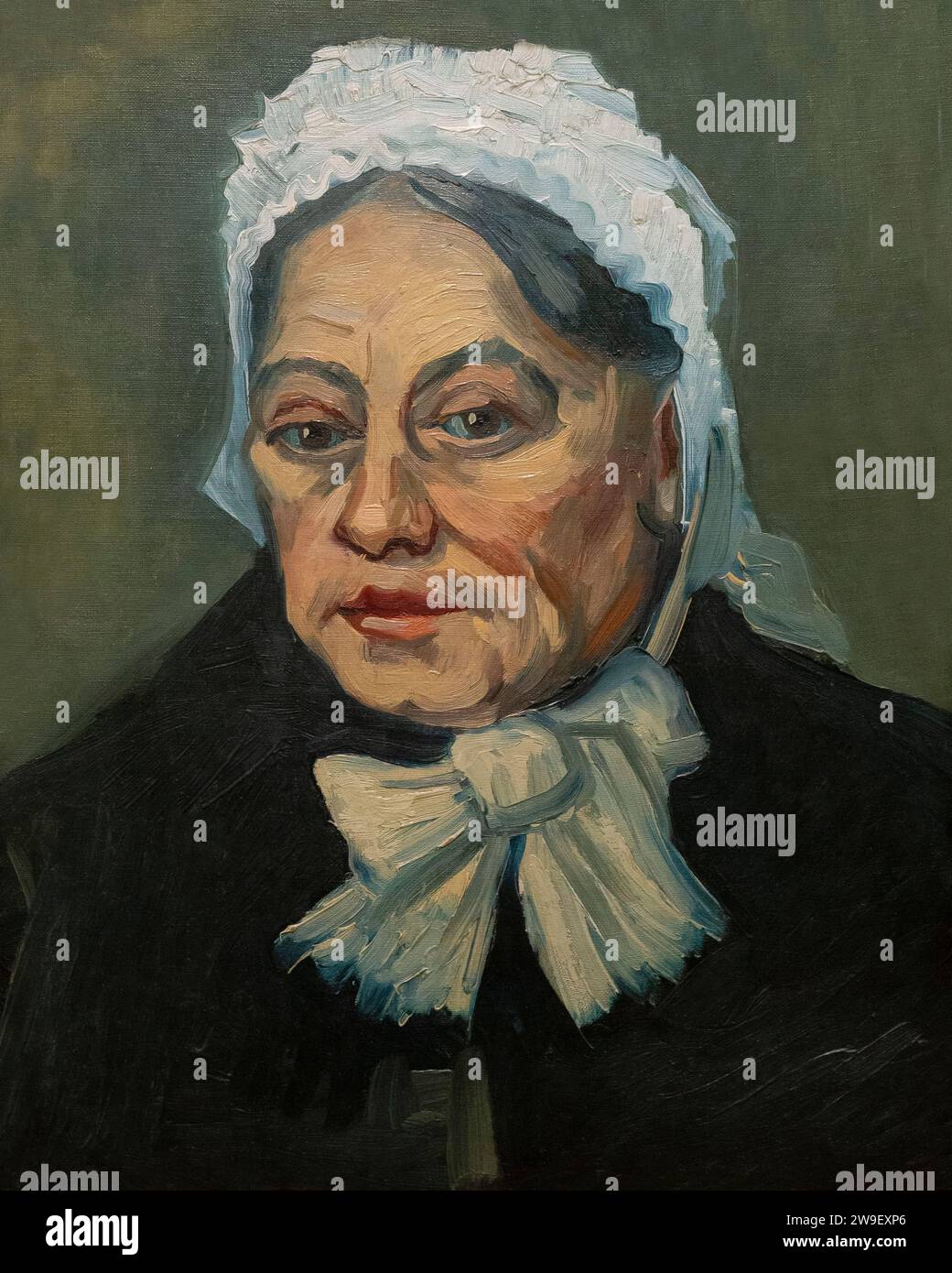 Portrait of an Old Woman, Vincent van Gogh, 1885 Stock Photo - Alamy