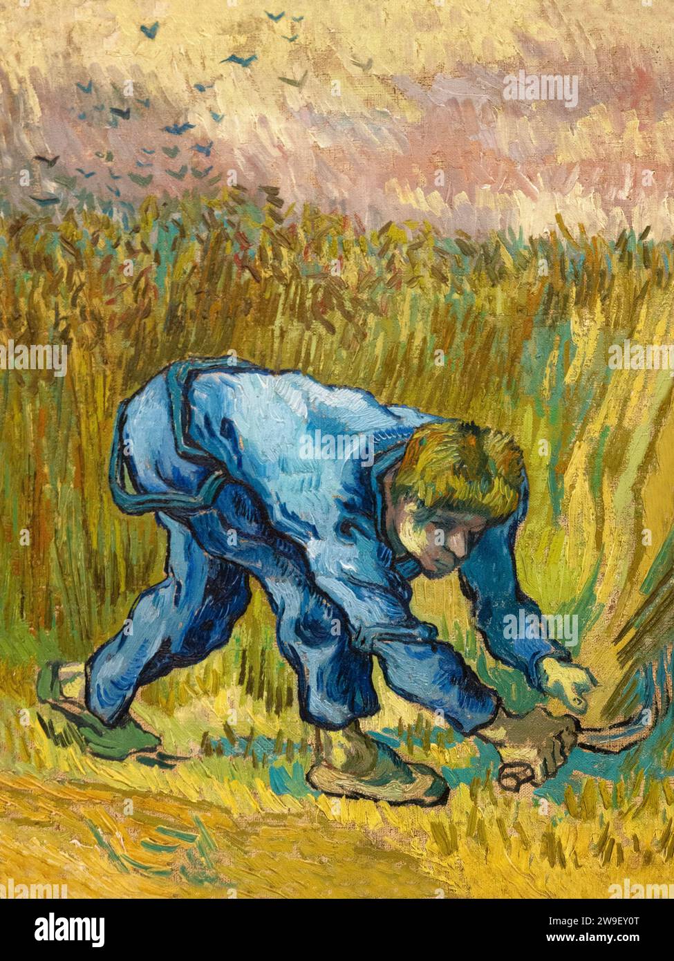 The Reaper, after Millet, Vincent van Gogh, 1889 Stock Photo - Alamy