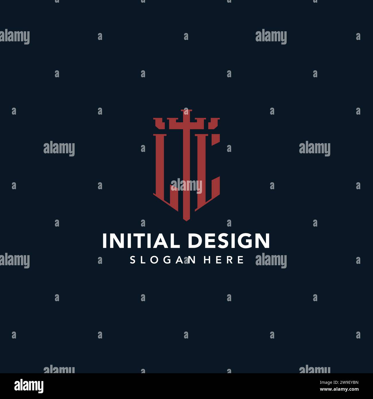LL initial monogram logos with sword and shield shape design ideas ... LL initial monogram logos with sword and shield shape design ideas ...