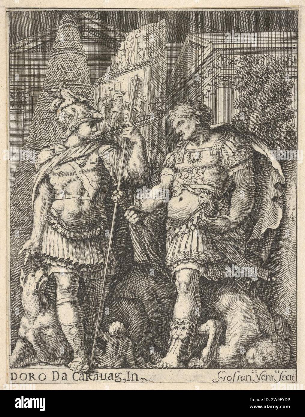Two roman soldiers hi-res stock photography and images - Alamy