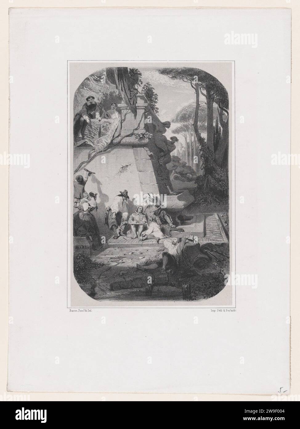 A Siesta in Italy 1963 by Henri-Charles-Antoine Baron Stock Photo - Alamy