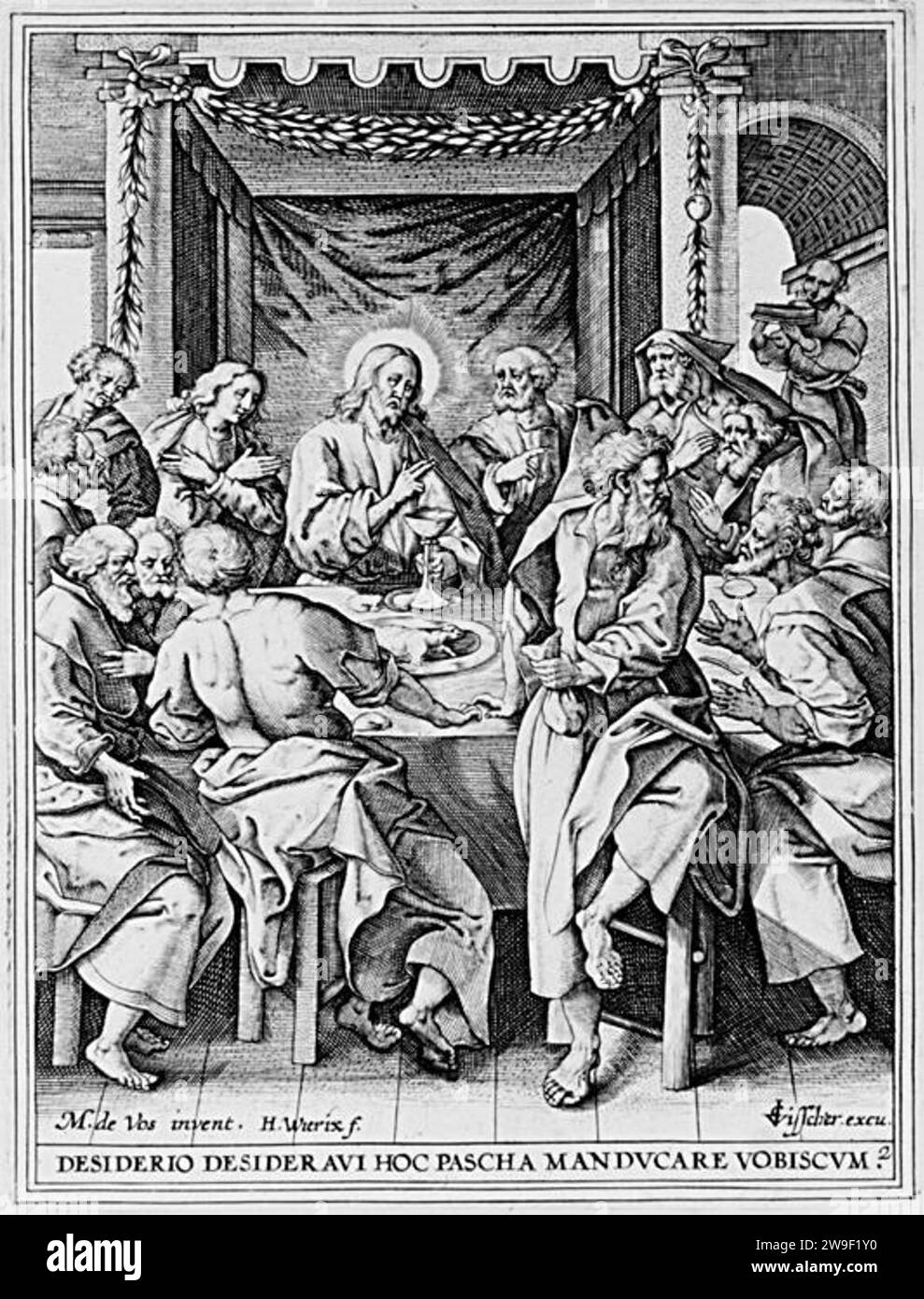The Last Supper (Desiderio Desideravi), from "The Passion of Christ ...