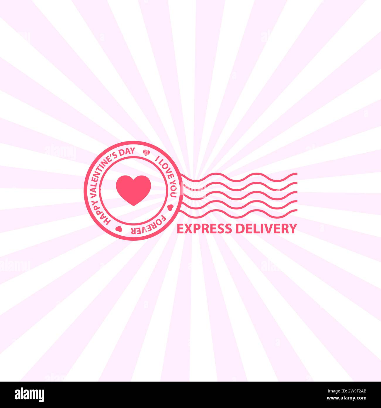 Valentines day seal stamp Stock Vector Images - Alamy