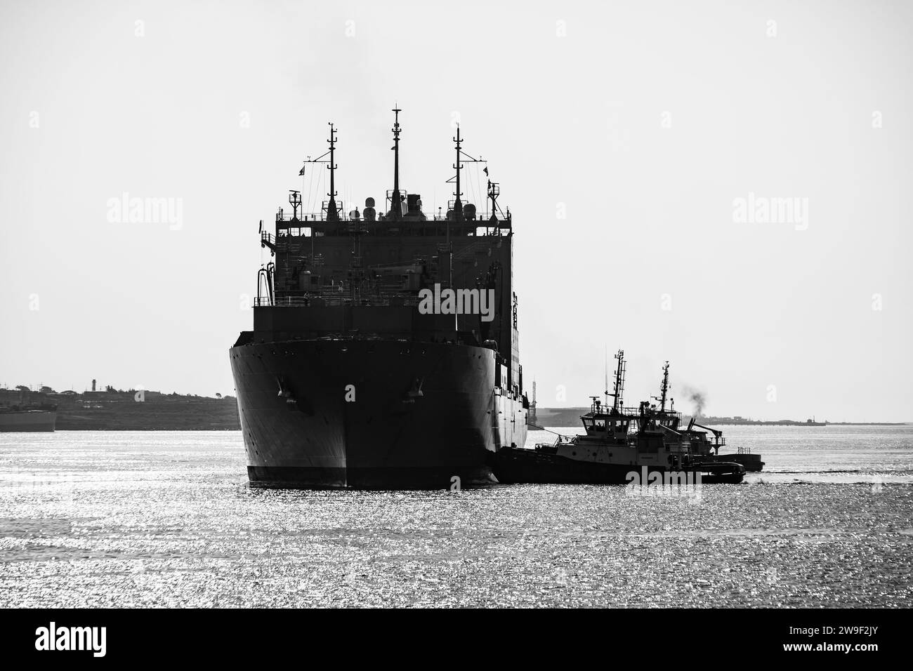 United States Naval Ship USNS William McLean underway in Halifax ...