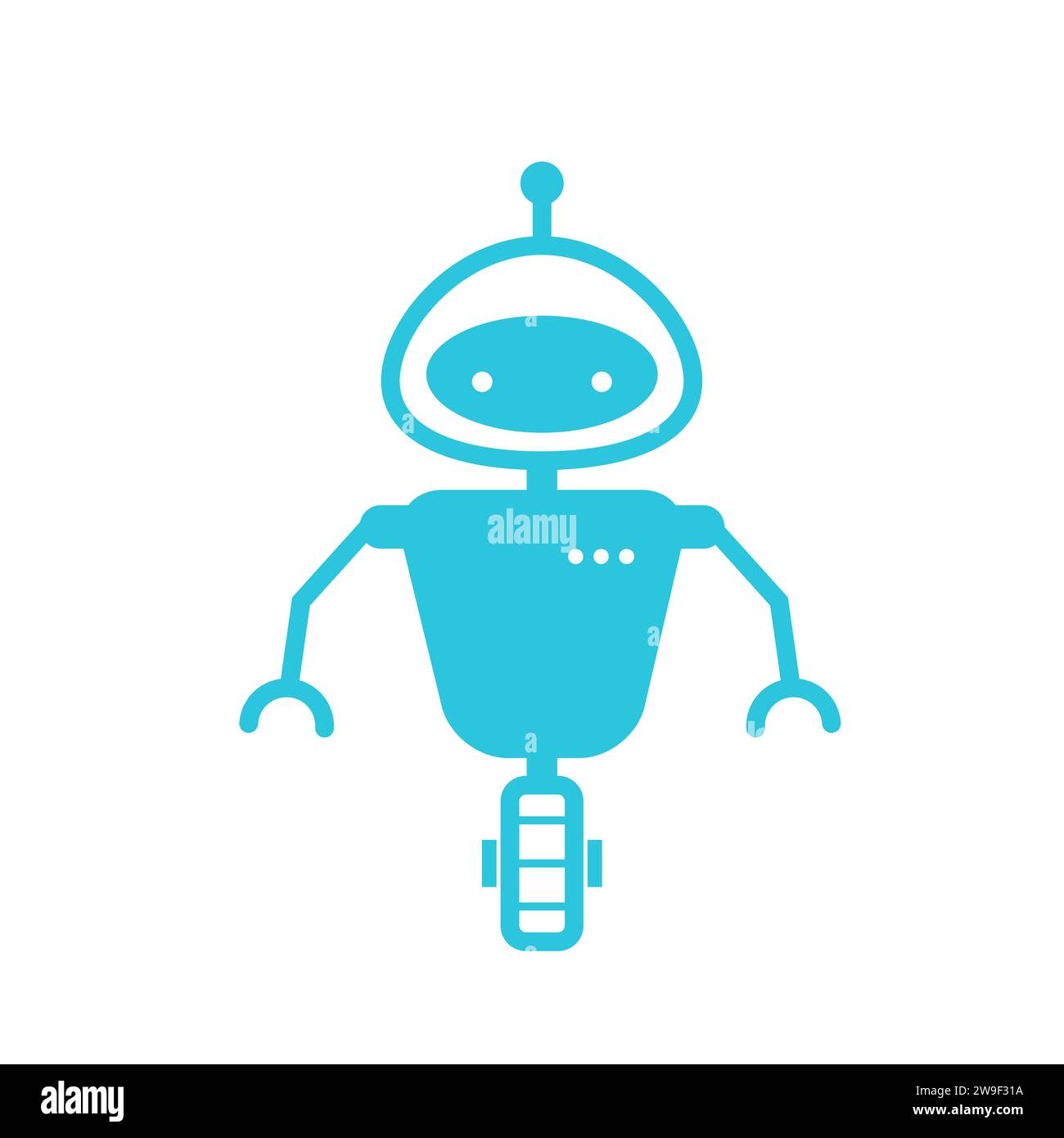Game robot icon outline Cut Out Stock Images & Pictures - Alamy