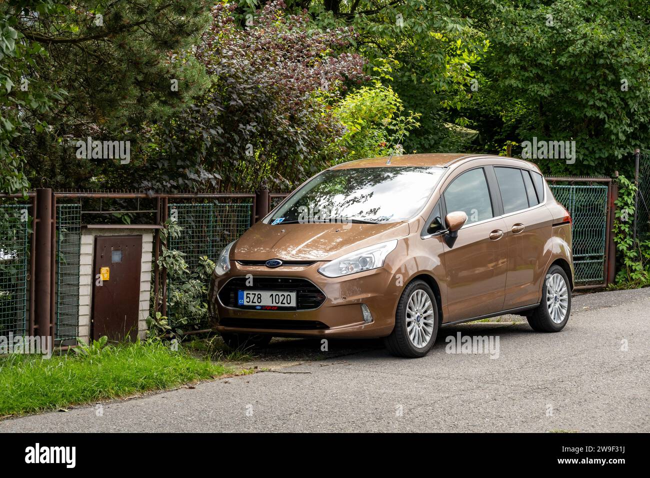 SENOV, CZECH REPUBLIC - AUGUST 4, 2023: Ford B-Max MPV vehicle, with ...