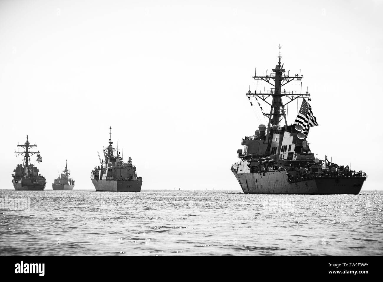 US Navy destroyer USS James E Williams in Halifax, Nova Scotia, for the ...