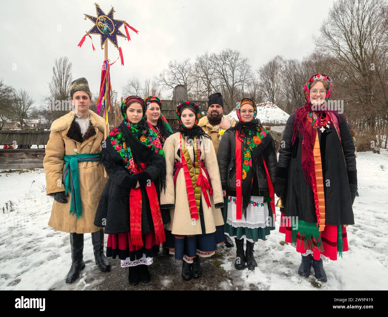 Non Exclusive: KYIV, UKRAINE - DECEMBER 25, 2023 - Participants in the ...
