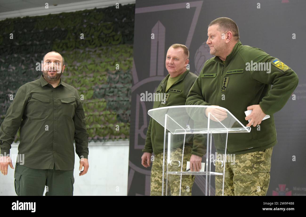 Non Exclusive: KYIV, UKRAINE - DECEMBER 26, 2023 - Minister of Defence ...