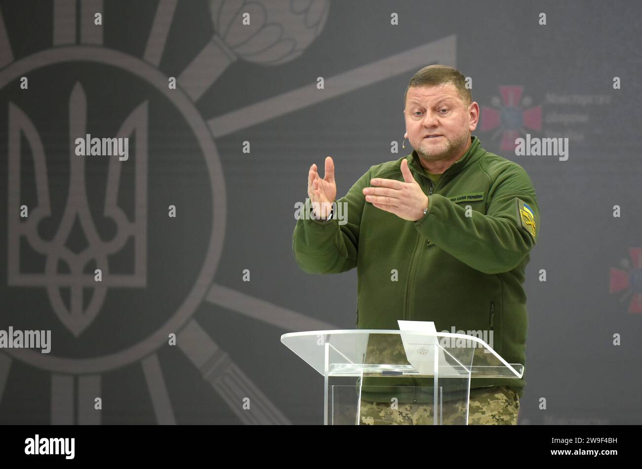 Non Exclusive: KYIV, UKRAINE - DECEMBER 26, 2023 - Commander-in-Chief ...