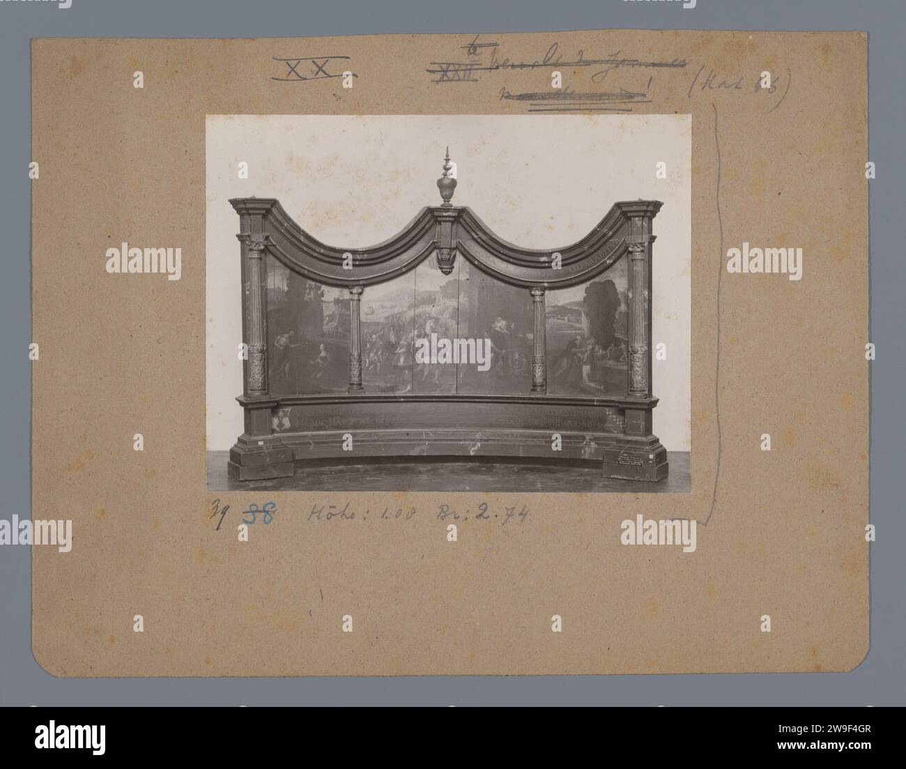 Triptych with the stoning of Stephanus and the legend of finding his ...